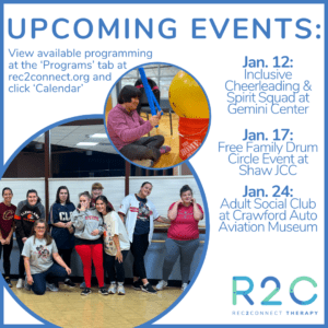 Rec2Connect - Recreation Therapy for People With and Without Disabilities